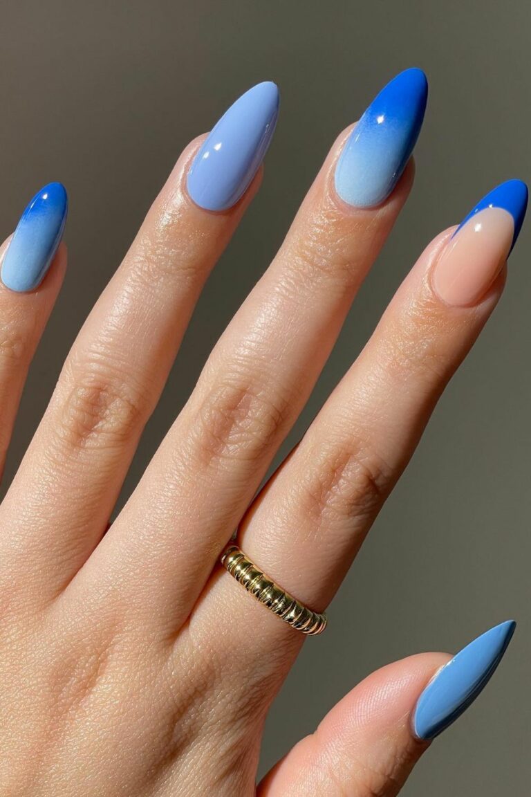 48 Stunning Summer Blue Nails Designs You Must Try in 2025