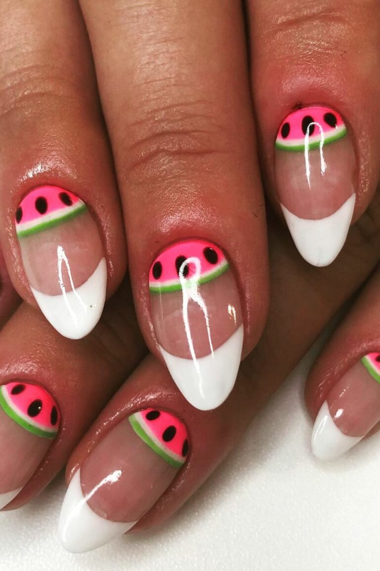 45 Trendy Watermelon Nail Designs for 2025 - Fresh and Fun Ideas