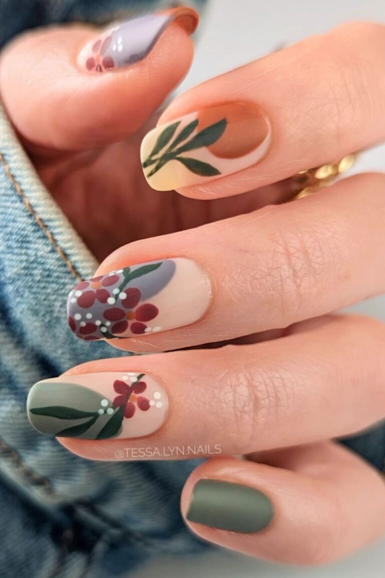 48 Stunning Short Fall Nail Designs for a Chic Autumn Look