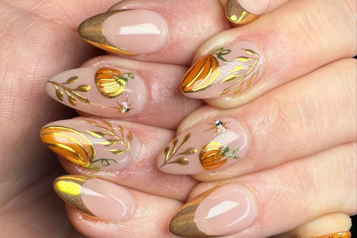 32 Trendy Fall Chrome Nails for 2025 – Must-Try Designs
