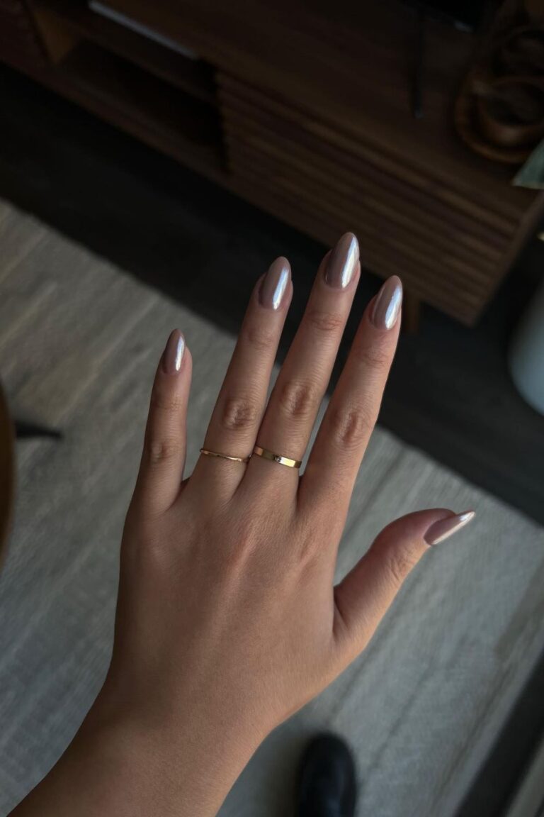50 Chocolate Brown Chrome Nails in 2026 Elegant and Modern Manicure ...