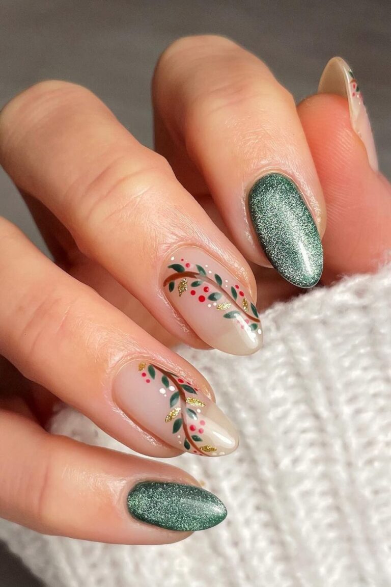 35 Simple Christmas Nail Designs for a Festive Look in 2026