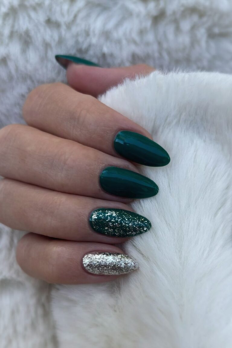42 Green Winter Nails in 2026 to Inspire Your Seasonal Look