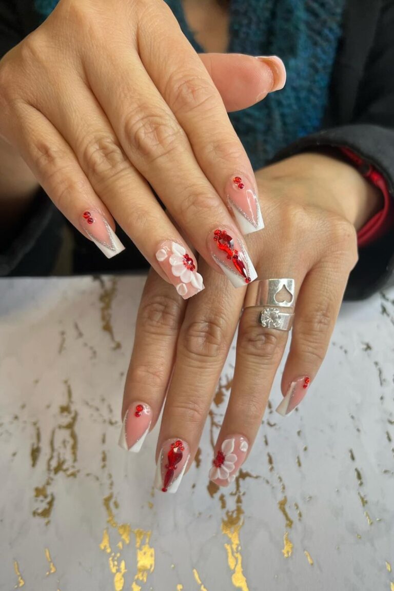 37 Red Square Acrylic Nails: Bold & Elegant Designs to Try
