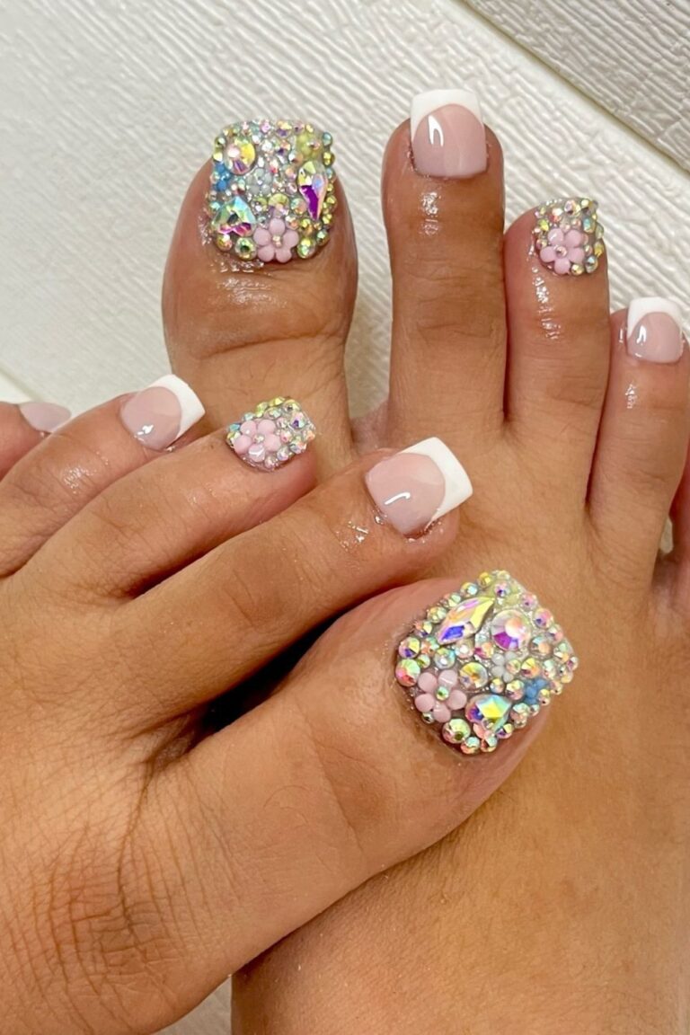 40 Elegant Wedding Toe Nail Designs for Your Special Day