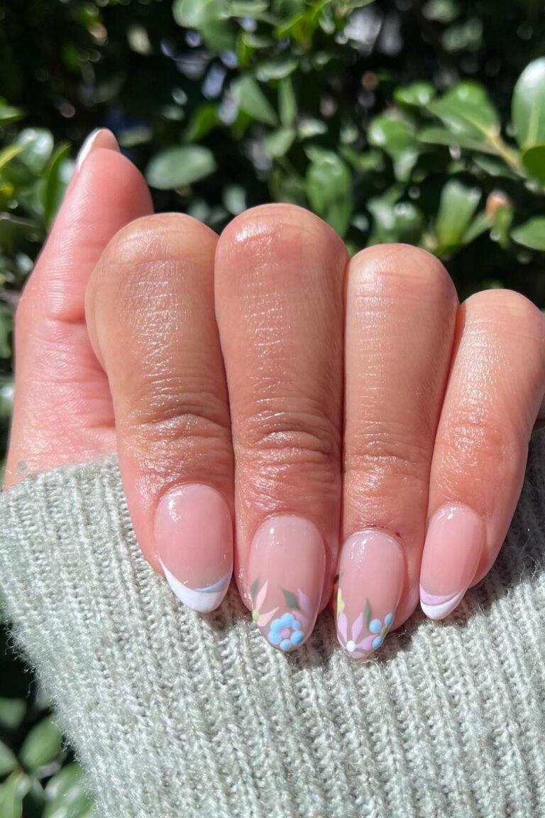 30+ Spring Flower Nail Designs to Refresh Your Look