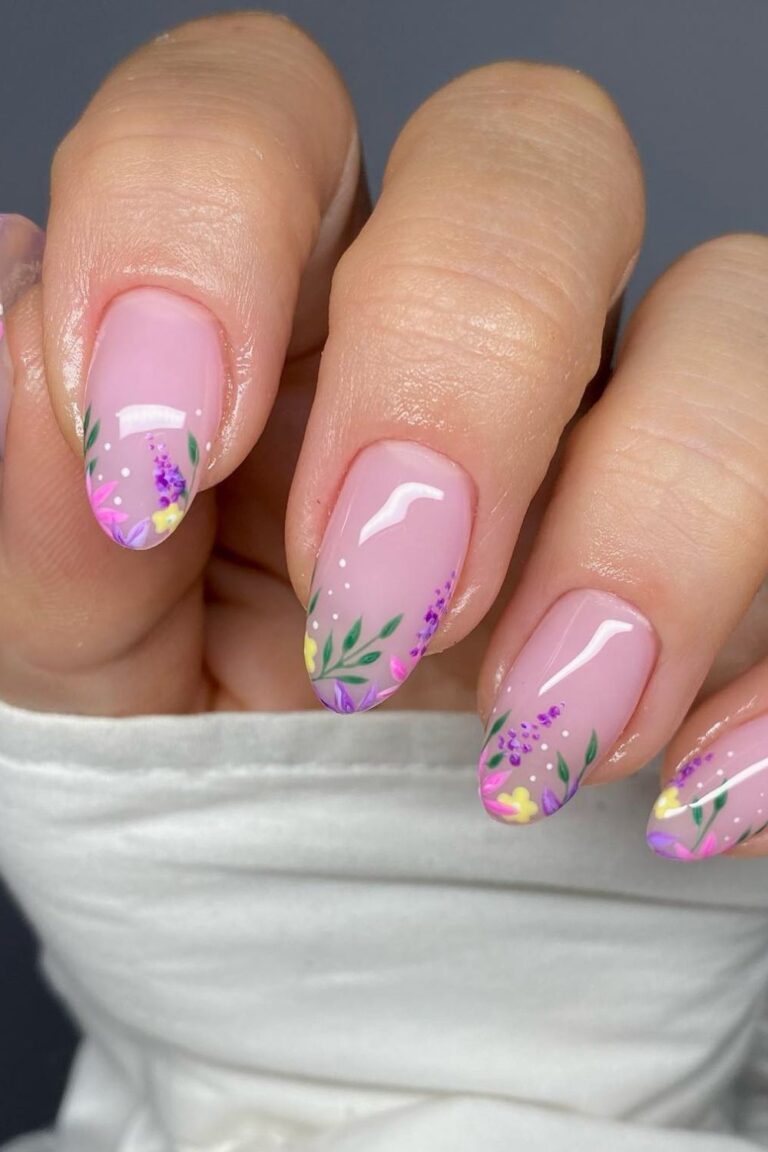 30+ Spring Flower Nail Designs to Refresh Your Look
