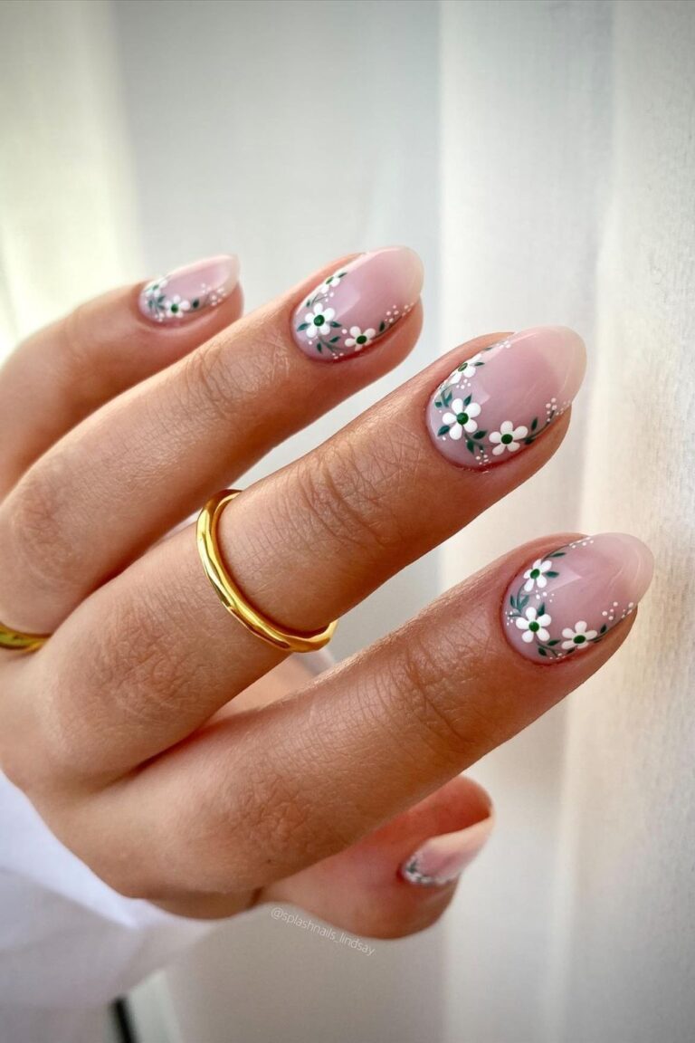 30+ Spring Flower Nail Designs to Refresh Your Look
