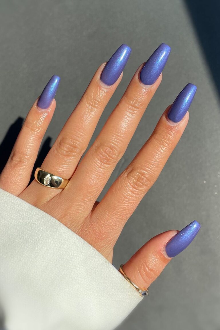 46 Stunning Blue Prom Nails: Trendy Designs for a Glamorous Look