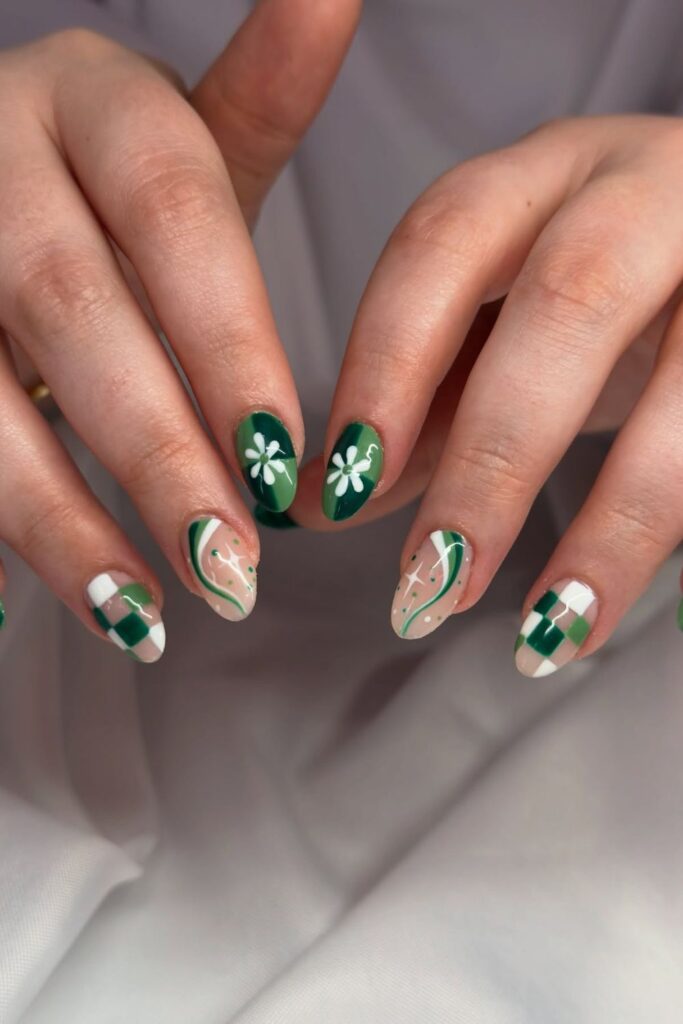 Fresh Green Spring Nails to Brighten Your Look
