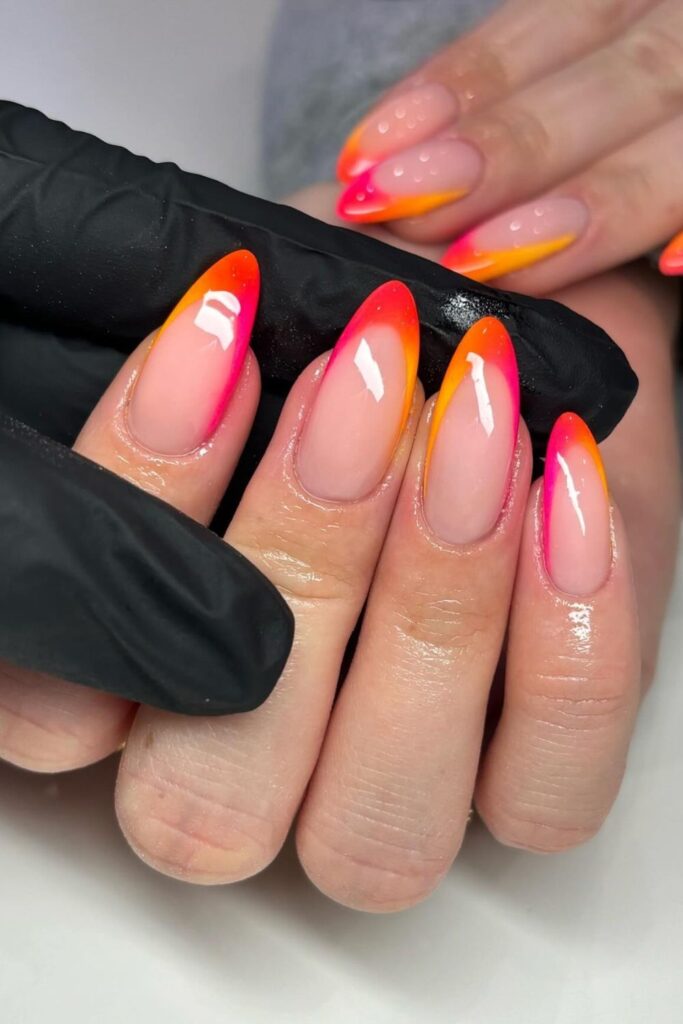 28 Orange Summer Nails That Brighten Up Your Look