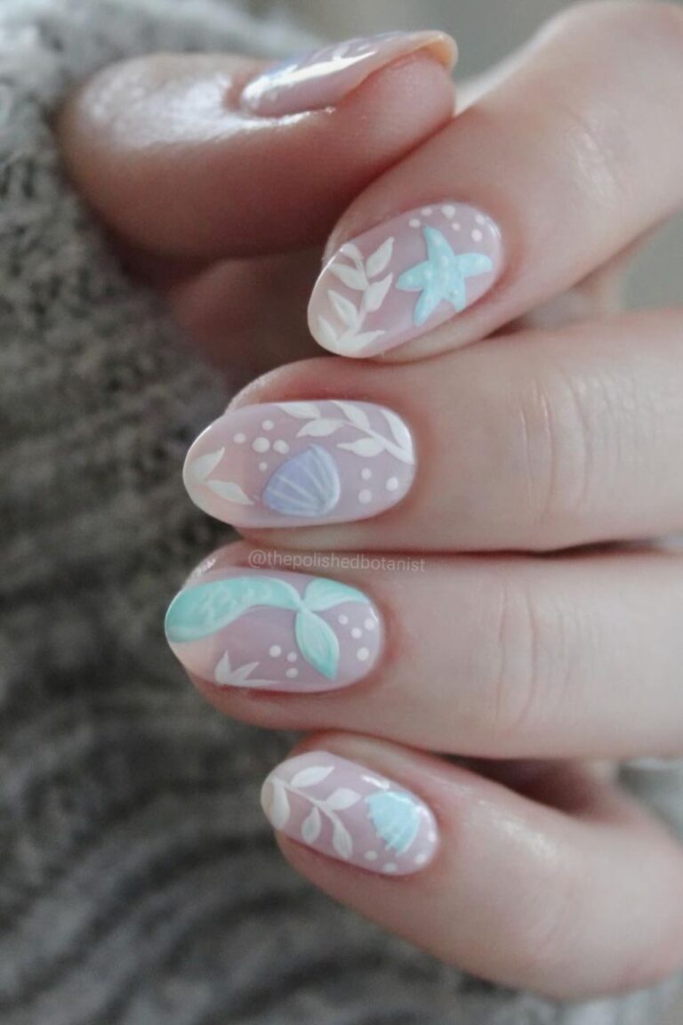 Summer Seashell Nails: 32 Beach-Inspired Designs to Try
