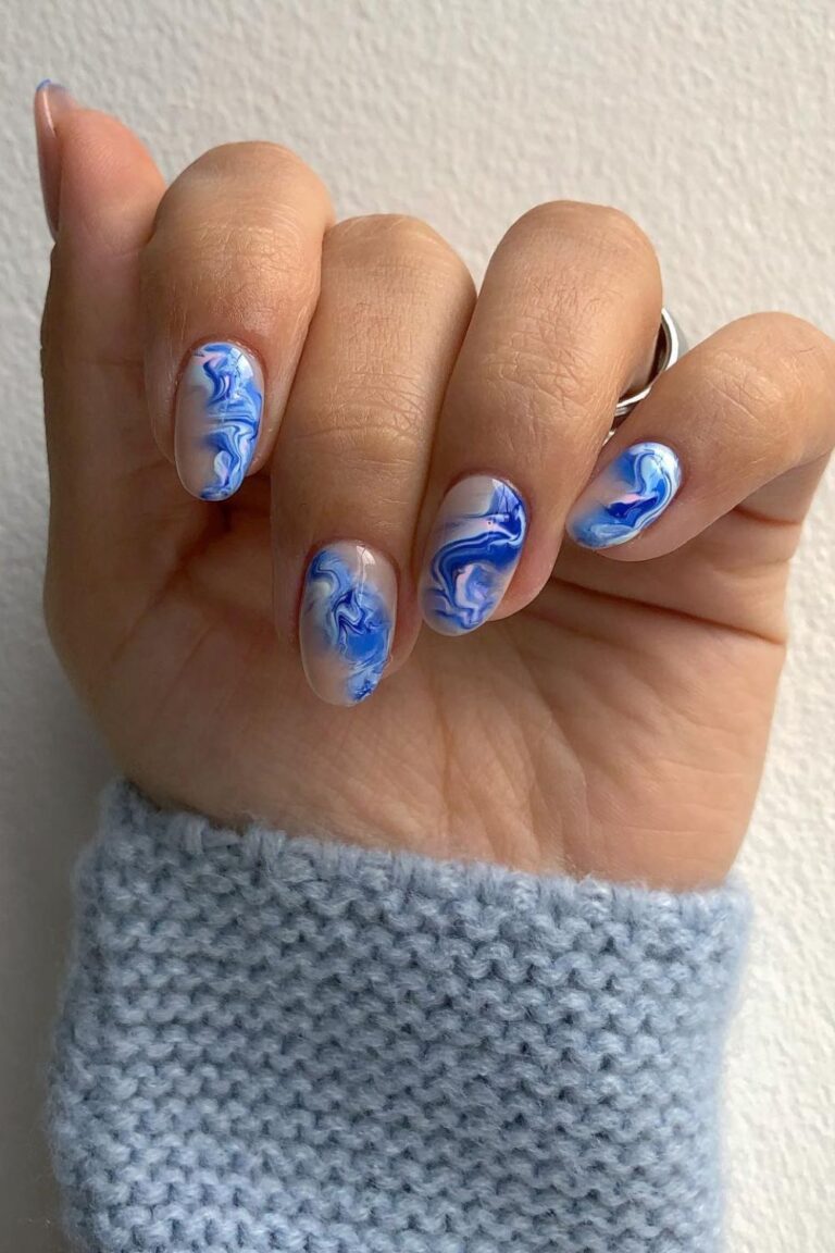 34 Wave Nails Design Ideas for a Chic, Trendy Look