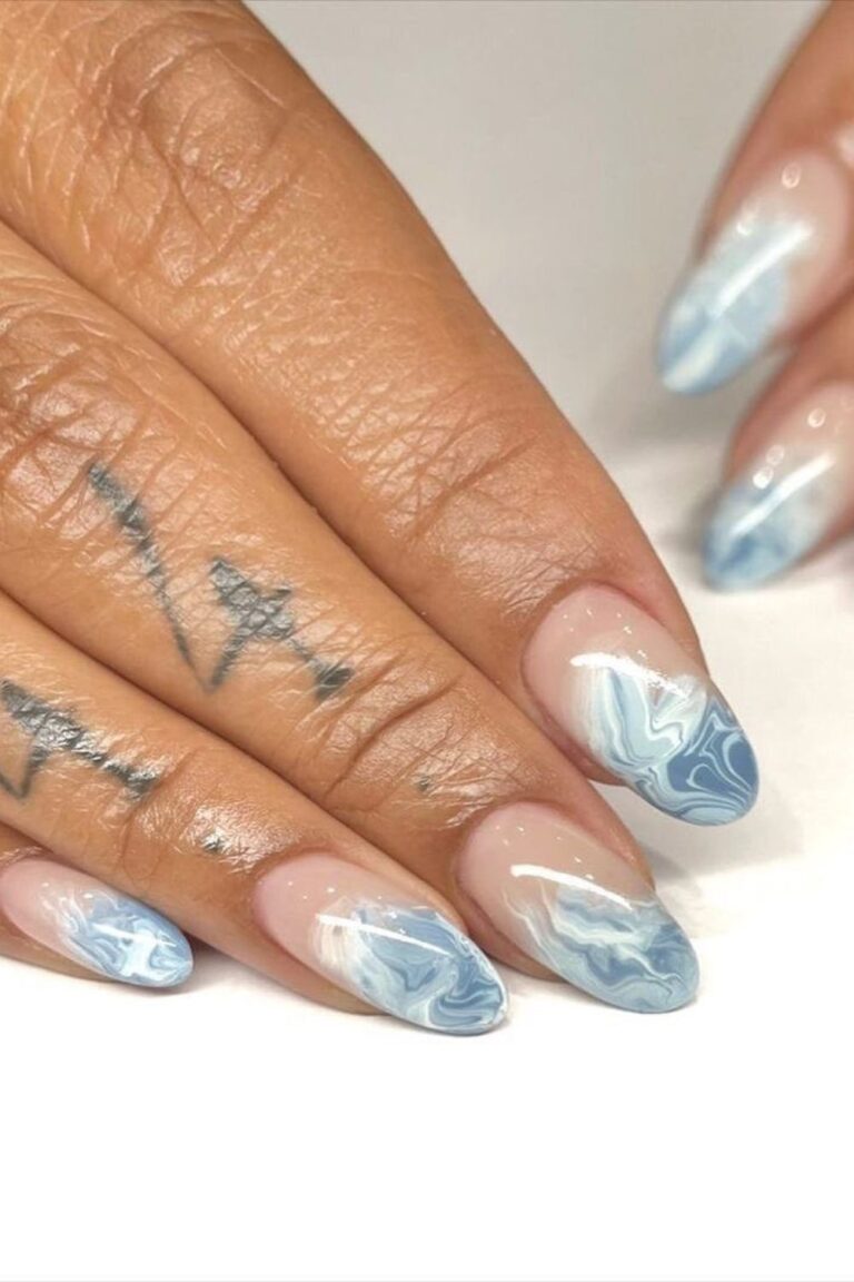34 Wave Nails Design Ideas for a Chic, Trendy Look