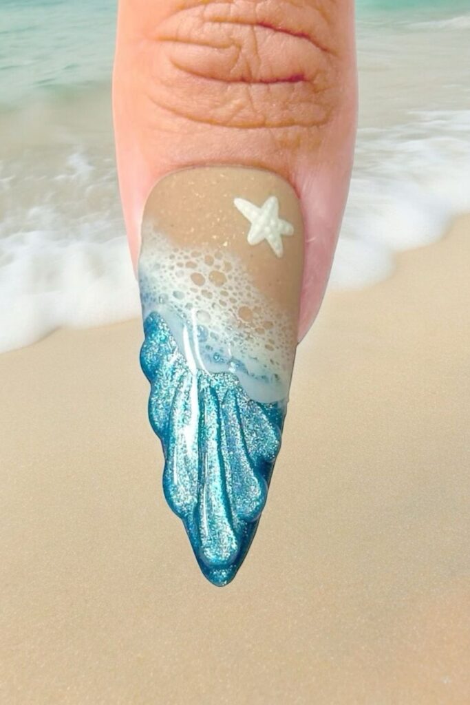 34 Wave Nails Design Ideas for a Chic, Trendy Look