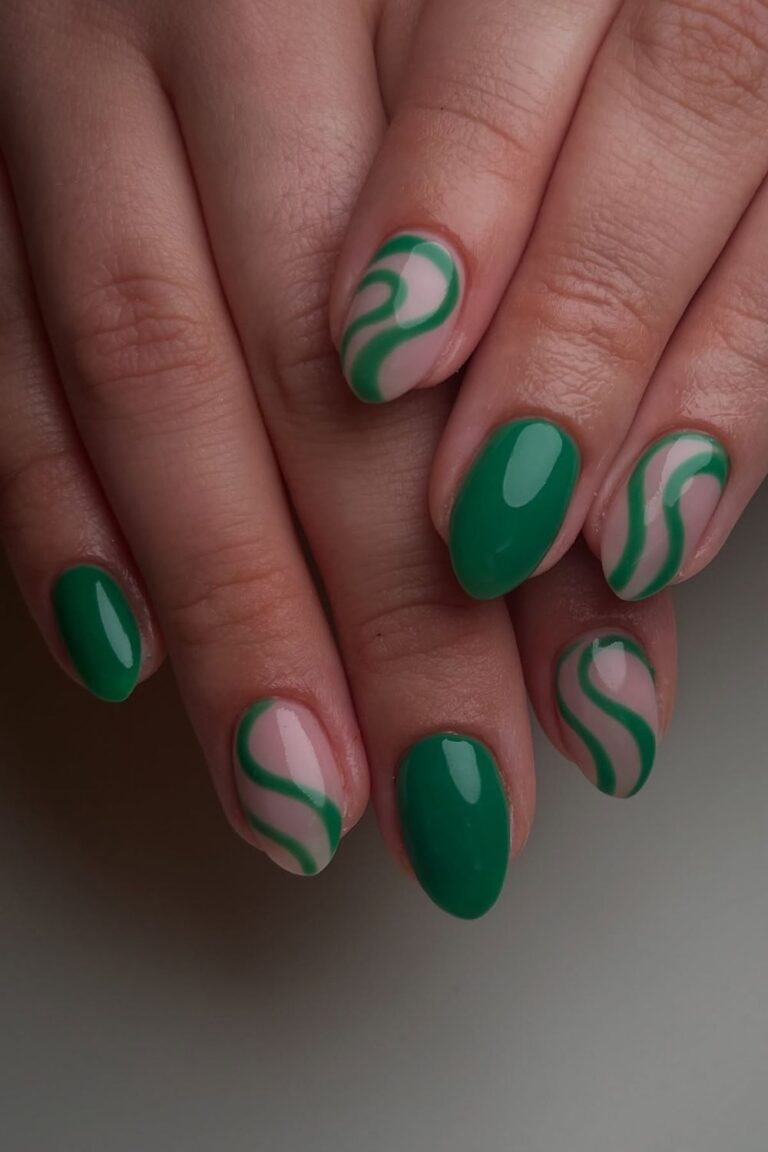 Fresh and Trendy Green Summer Nails to Try This Season