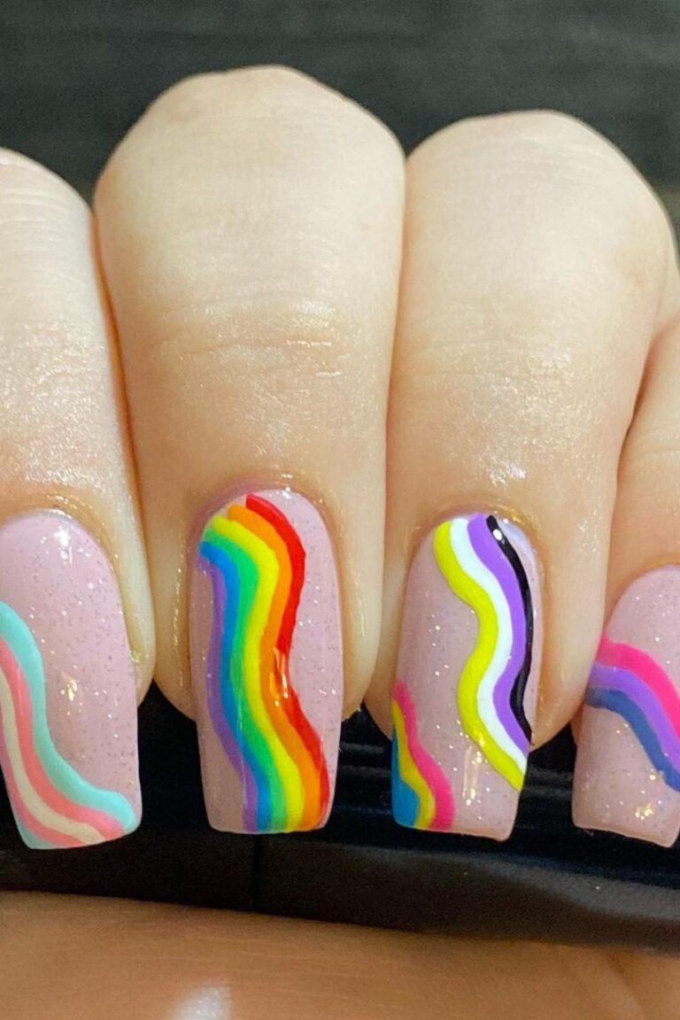 32 Bold and Beautiful Pride Nails Designs to Celebrate Love