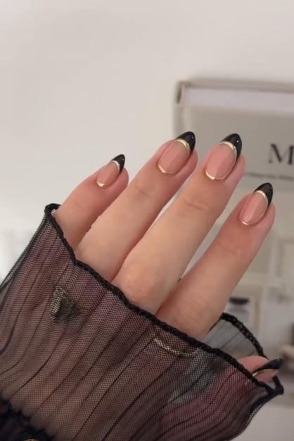 26 Chic Black French Tip Nails for Every Occasion