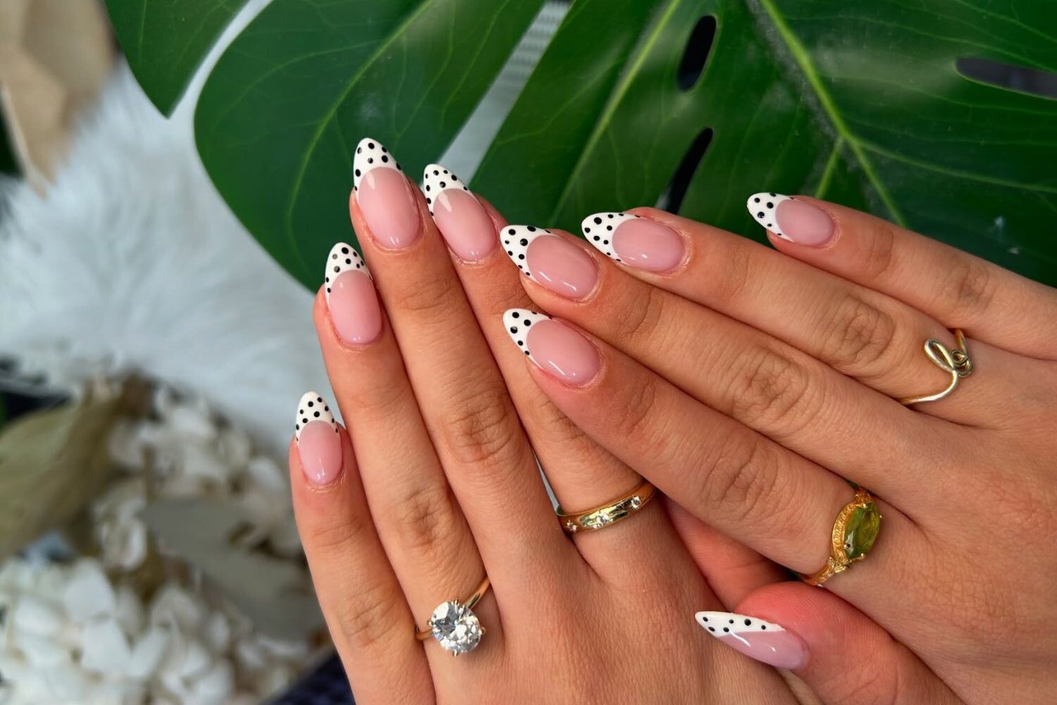23 Playful French Tip With Polka Dots Nails Ideas for Any Season