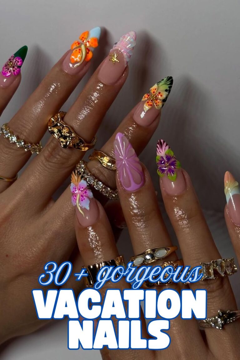 34 Vacation Nails Ideas That Feel Fresh, Fun, and Travel-Ready