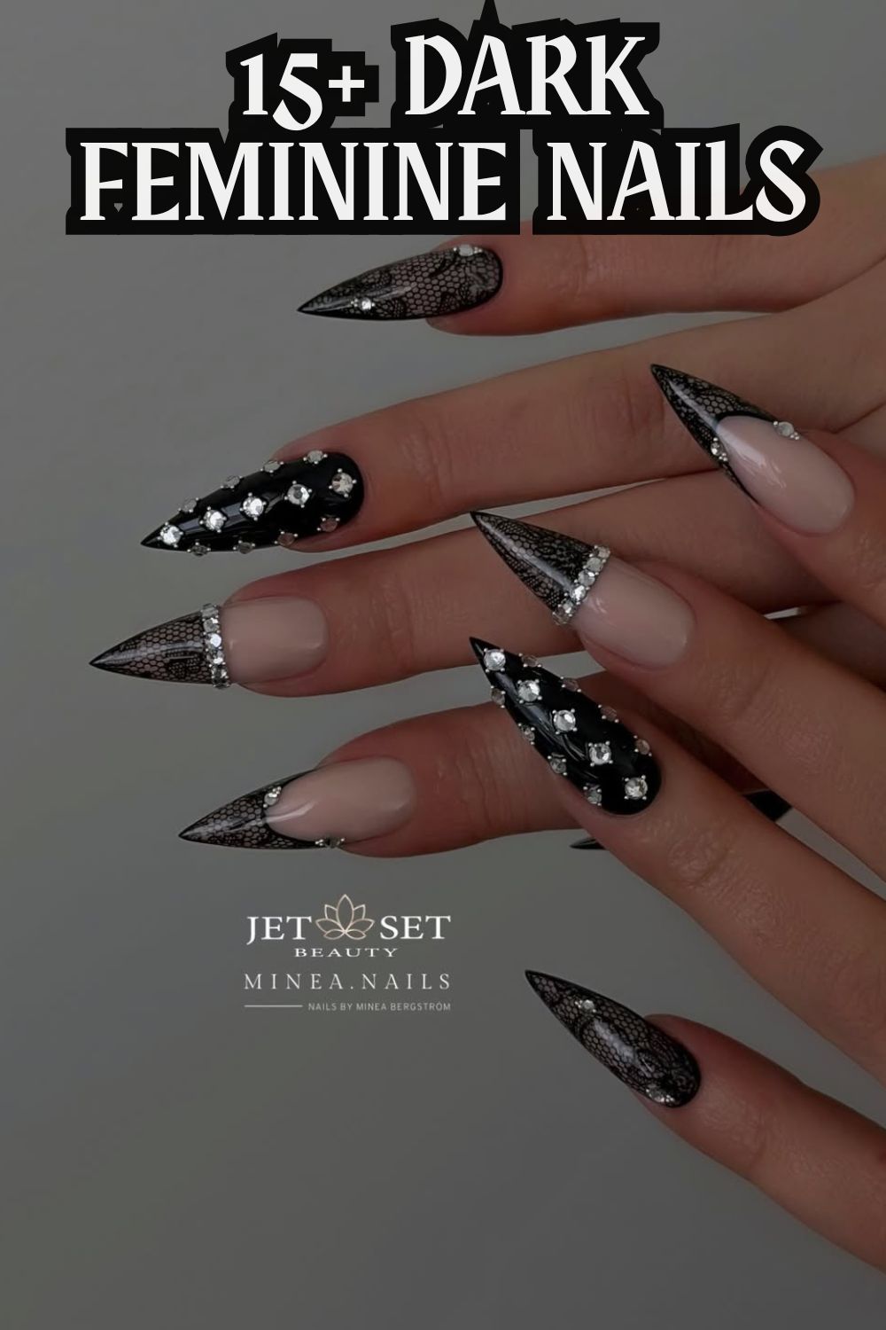19 Dark Feminine Nails That Feel Mysterious And Elegant