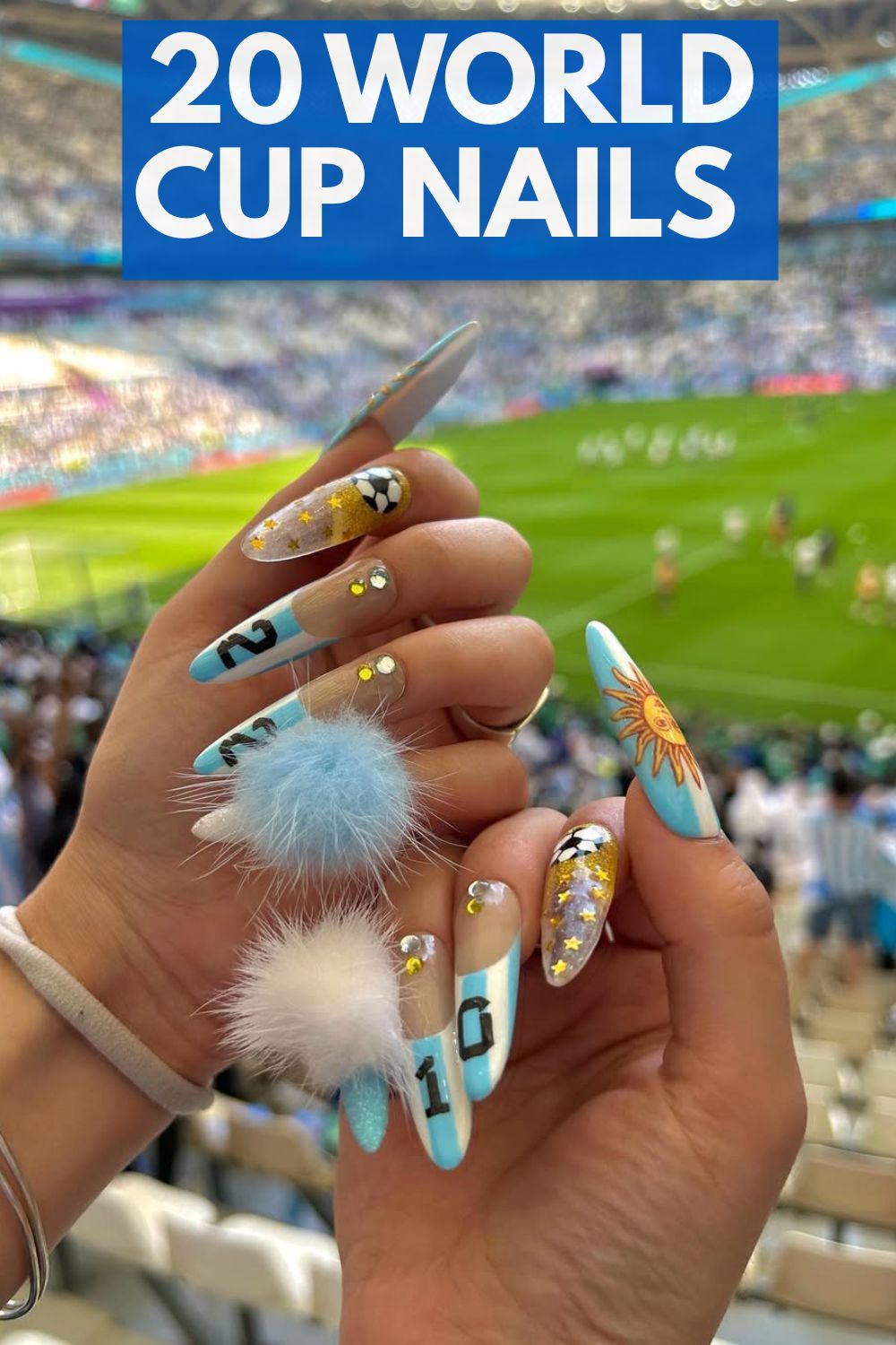 20 World Cup Nails: Fun Designs for Every Football Fan