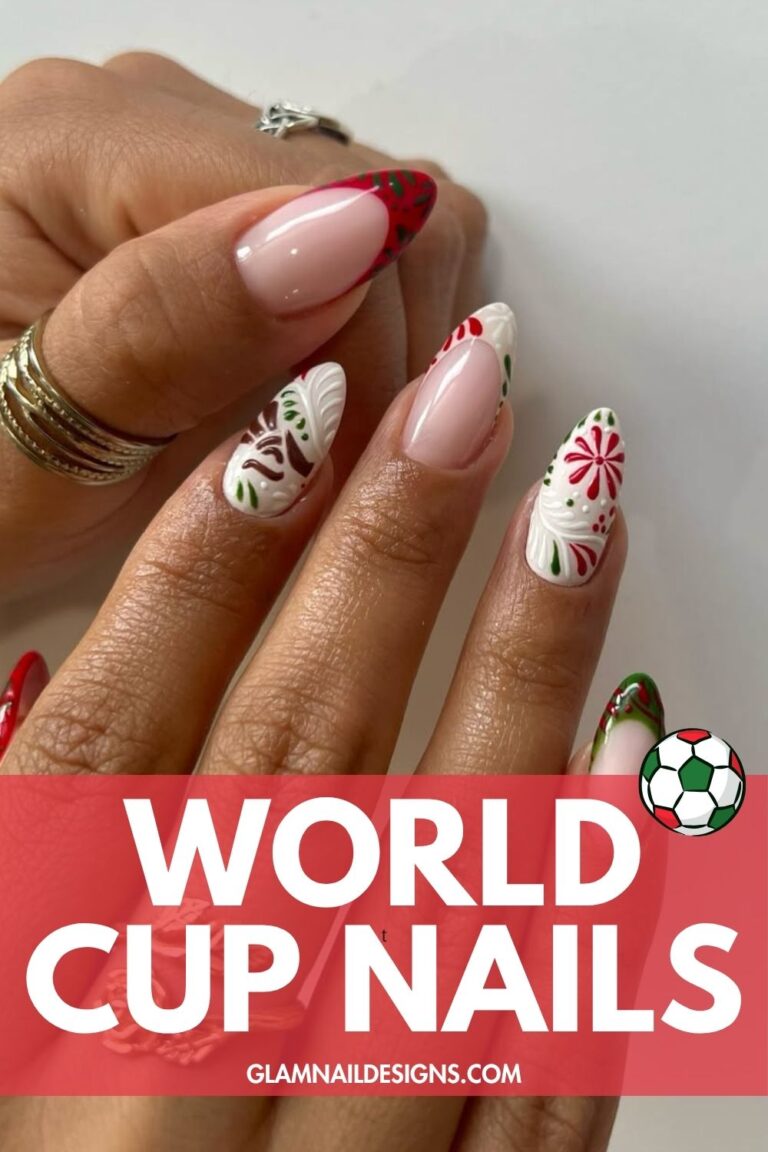 20 World Cup Nails: Fun Designs for Every Football Fan